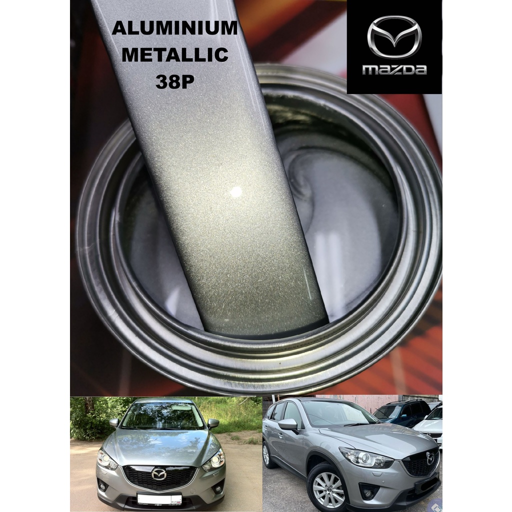 MAZDA ALUMINIUM METALLIC/38P/CAT BANCUH/CAT KERETA/2K PAINT | Shopee ...