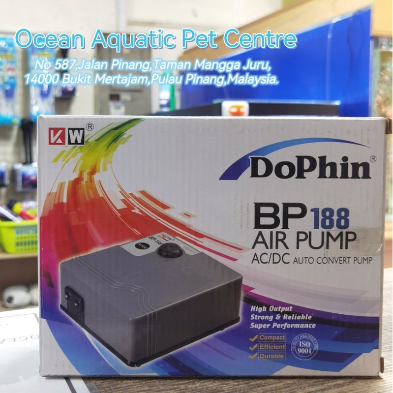 Ocean Aquatic Pet Centre ｜ DoPhin BP 188 Air Pump | Shopee Malaysia