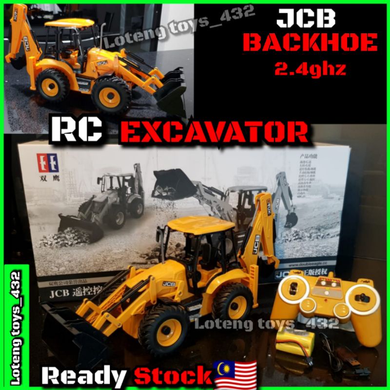 LT119 BACKHOE JCB RC EE E589 Toys Kids 2.4G 8 Channel Truck Excavator ...