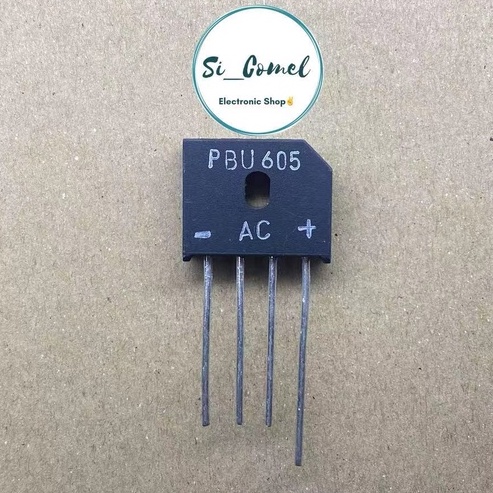 🇲🇾🔥READY STOCK🔥PBU 605 PBU605 GBJ605 600V 6A Rectifier Bridge | Shopee ...