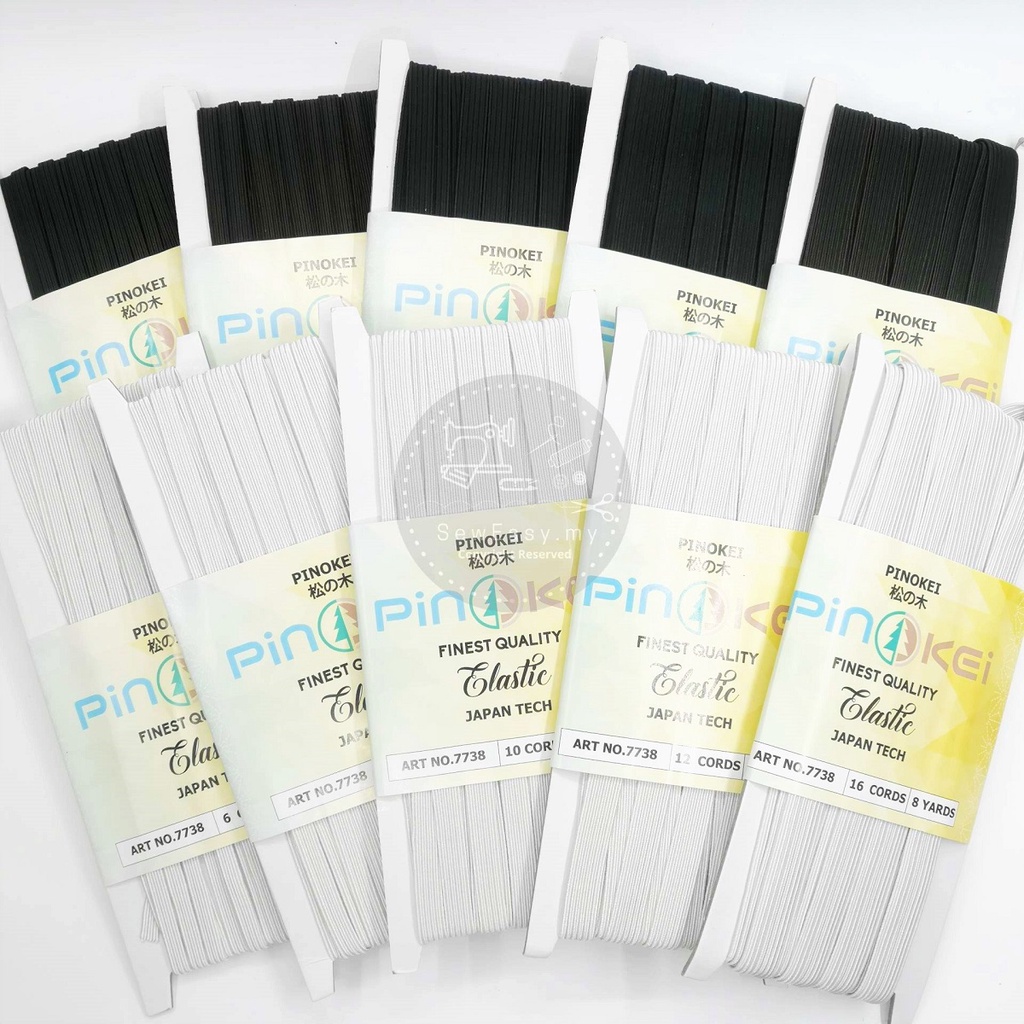 Pinokei Japan Tech Knicker Elastic Band 8yards - 6C, 8C, 10C, 12C & 16C ...