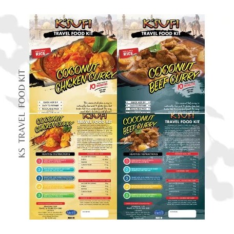 Travel Food Kit With Rice Set ( Kembara SUFI Meal Travel Food Kit ...