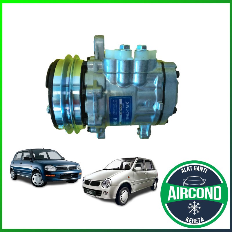 👍 ORIGINAL 👍 Compressor Perodua Kelisa Kancil ( Sanden System ) Car ...