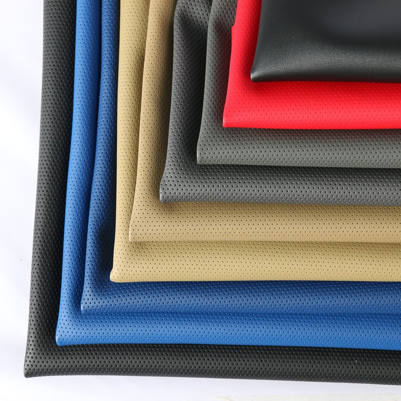 Ready Stock Hole Texture PVC Leather Synthetic Fabric Kain PVC Bintik ...
