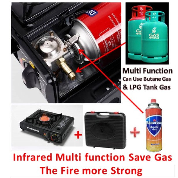 Puchong Ready stock The cheapest !!!!!! Portable Steamboat Gas Stove ...