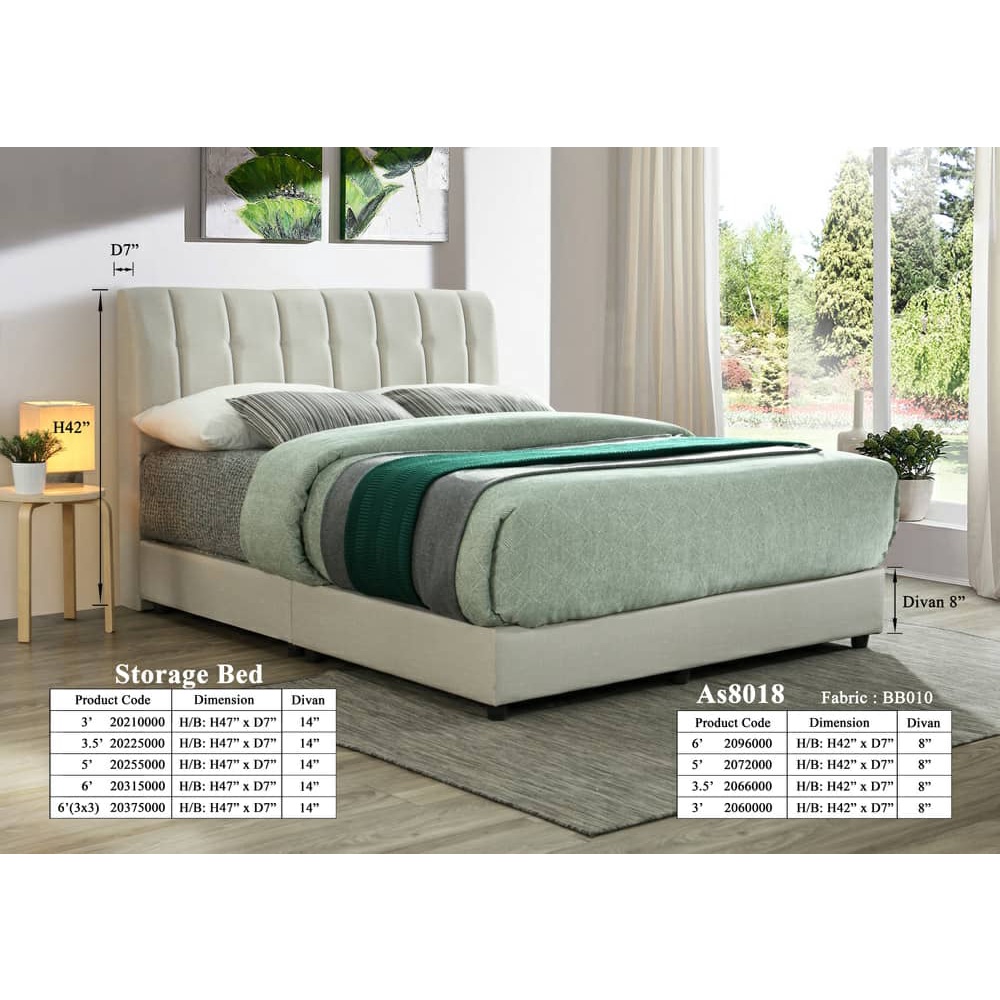 Harga Termurah Katil Kain Divan Katil Single / Super Single / Queen ...