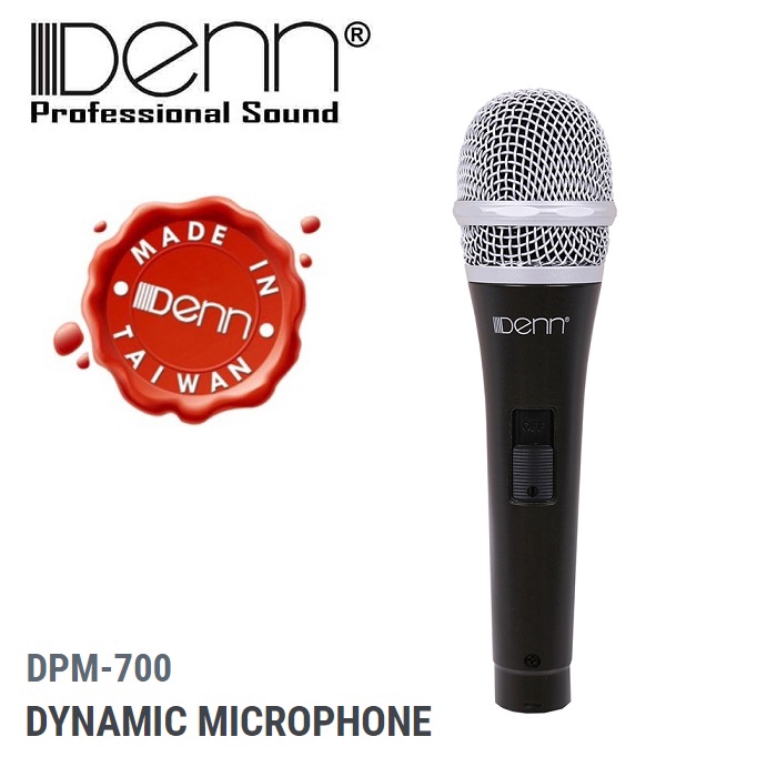 DENN DPM-700 Professional Dynamic Microphone - Taiwan | Shopee Malaysia