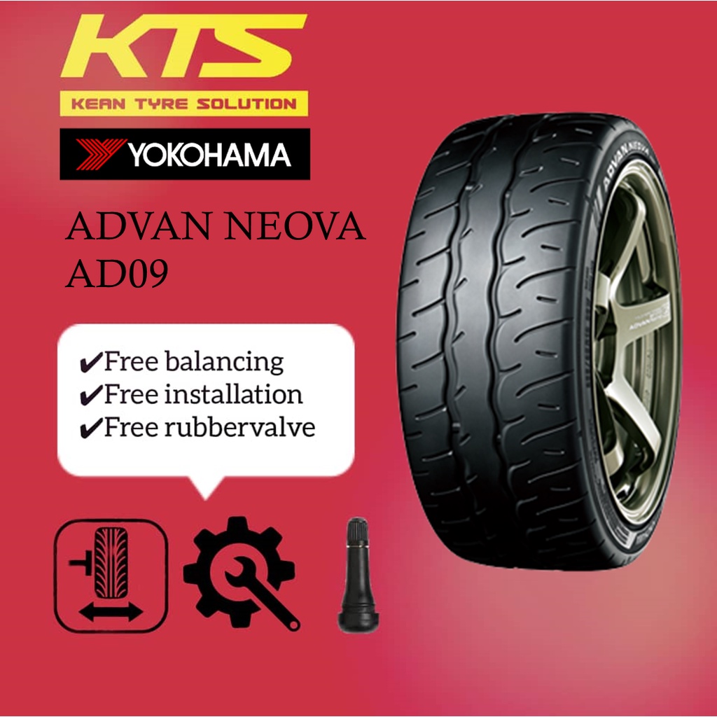 Tyre Yokohama Advan Neova AD09 size 18/19/20 INCH 2022/2023 | Shopee Malaysia