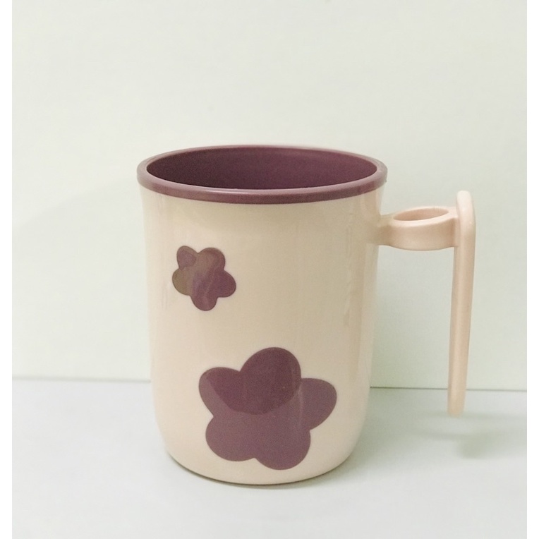 【Ready Stock 】450ml Cute Design Plastic Mug Cawan Plastic Comel Gelas ...