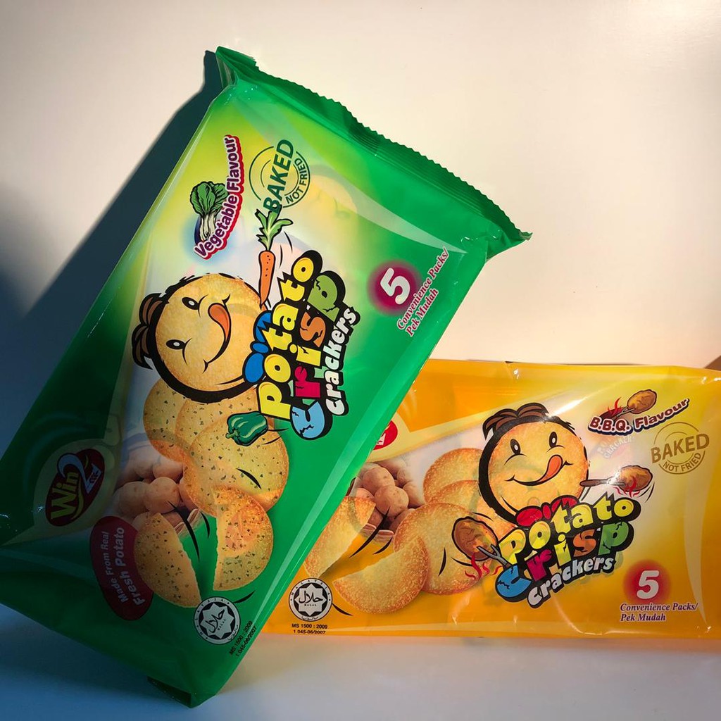 WIN2 / POTATO CRISP CRACKER / BAKED POTATO / 5'S | Shopee Malaysia