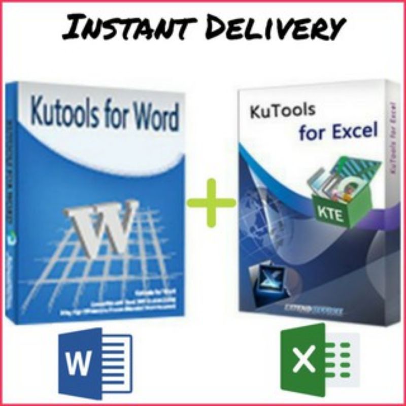 Kutools For Excel & Word (MS Office :2013, 2016, 2019) | Shopee Malaysia