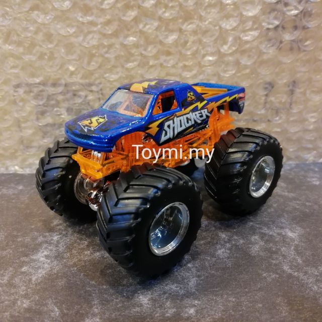 Hot wheels Monster Jam Shocker Blue | Shopee Malaysia