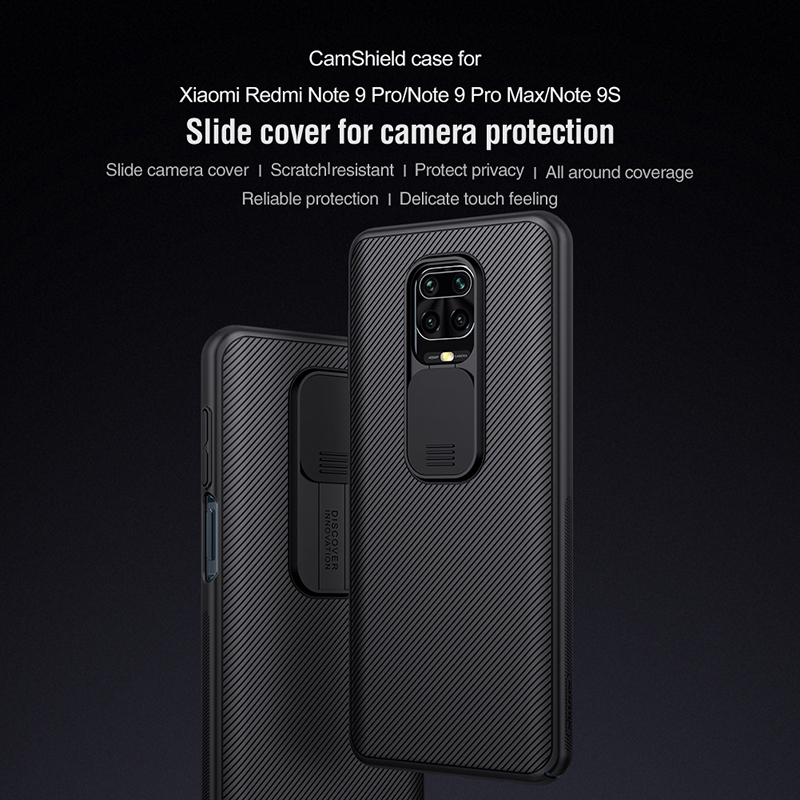 NILLKIN CamShield Case for Xiaomi Redmi note 9 Pro / note 9 Pro Max ...