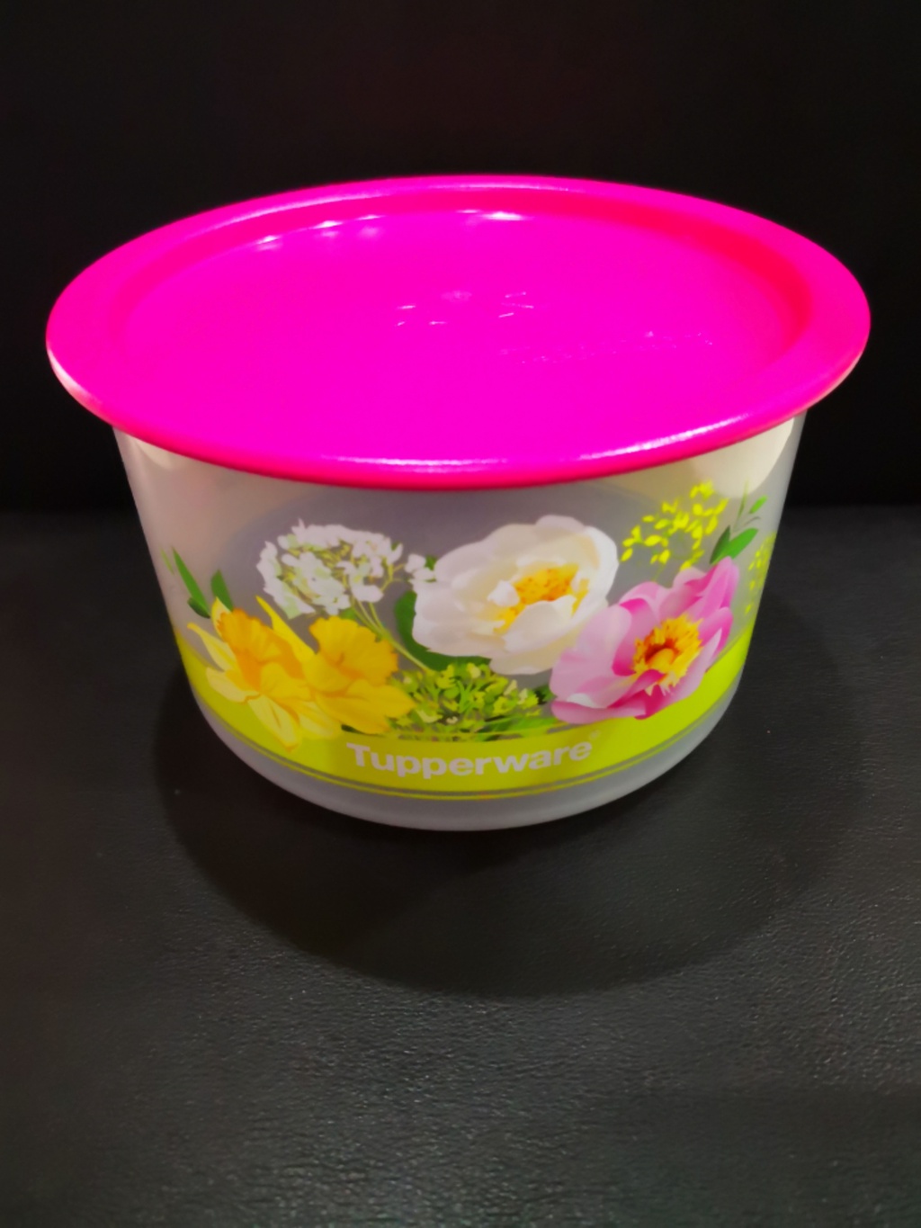 Tupperware One Touch Topper Canister Flower 🌸 One Touch Canister ...