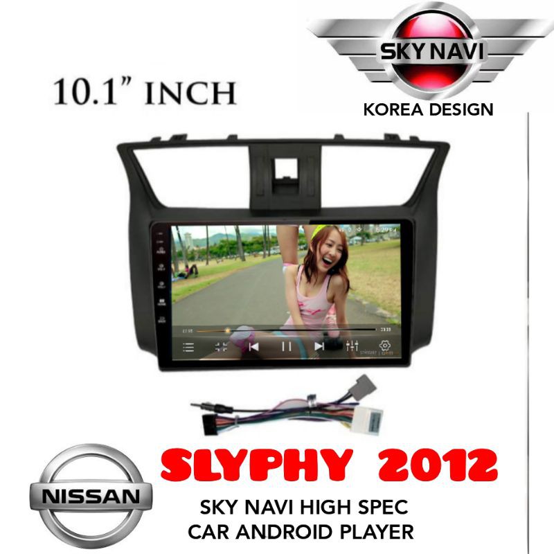 NISSAN SLYPHY CAR ANDROID PLAYER BIG SCREEN IPS FULL SET | Shopee Malaysia