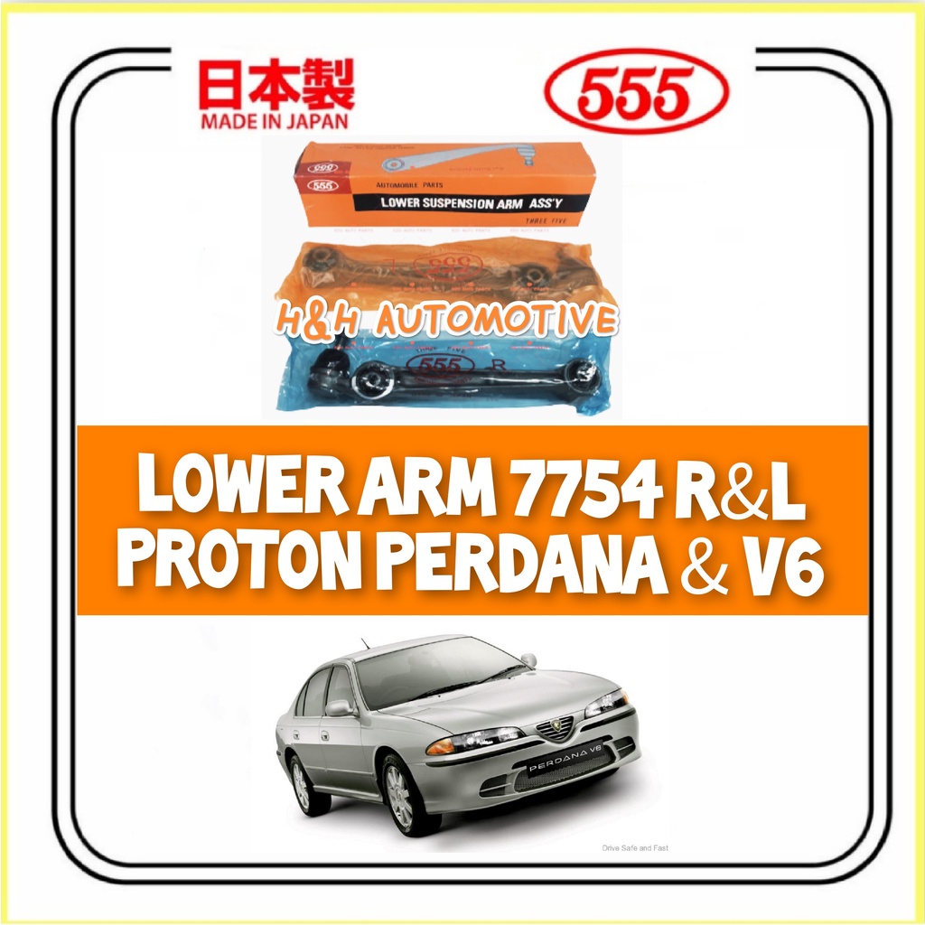 555 Japan Lower Arm Straight (Lurus) - Proton Perdana V6 SA-7754R/L ...