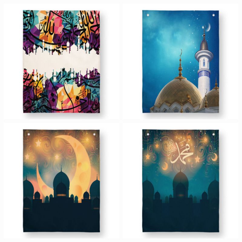 Muslim Hari Raya Ramadhan Tapestry Wall Decoration 40cm x 60cm Photo ...