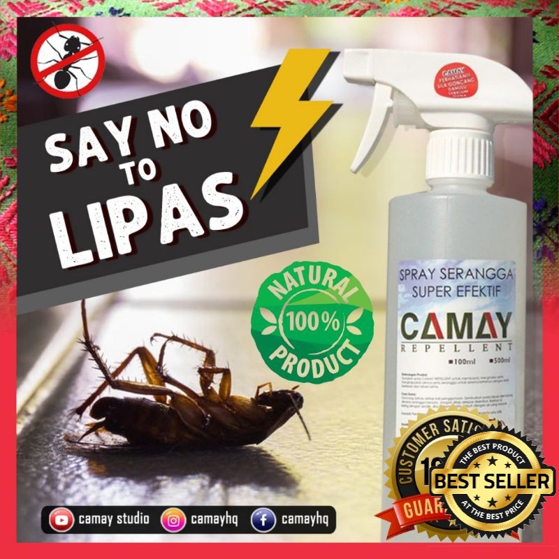 SPRAY BASMI LIPAS DI DALAM RUMAH DAN KERETA SECARA SELAMAT | Shopee ...