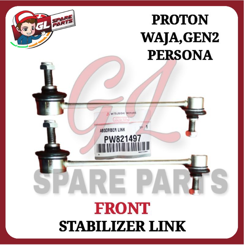 ABSORBER LINK (FRONT) PROTON WAJA,GEN2,PERSONA (PW821497) STABILIZER ...