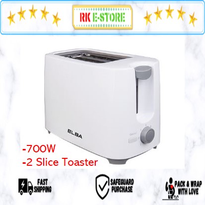 Elba Toaster ET-G2770 / ETG2770 / 2 Slice Toaster / Pembakar Roti (700W ...