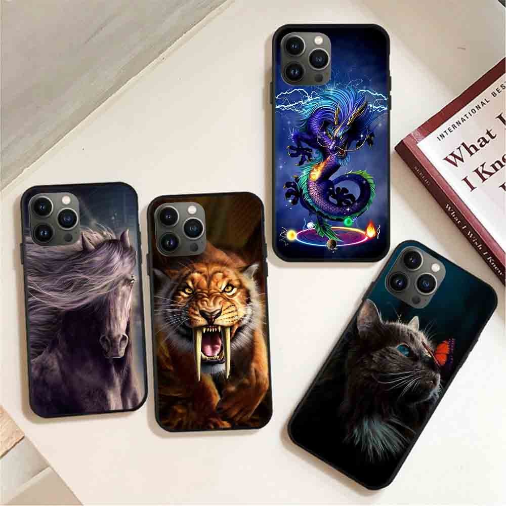 Frosted Printed Case iP Animal Series For iP 13 Pro Max / iP 13 Pro ...
