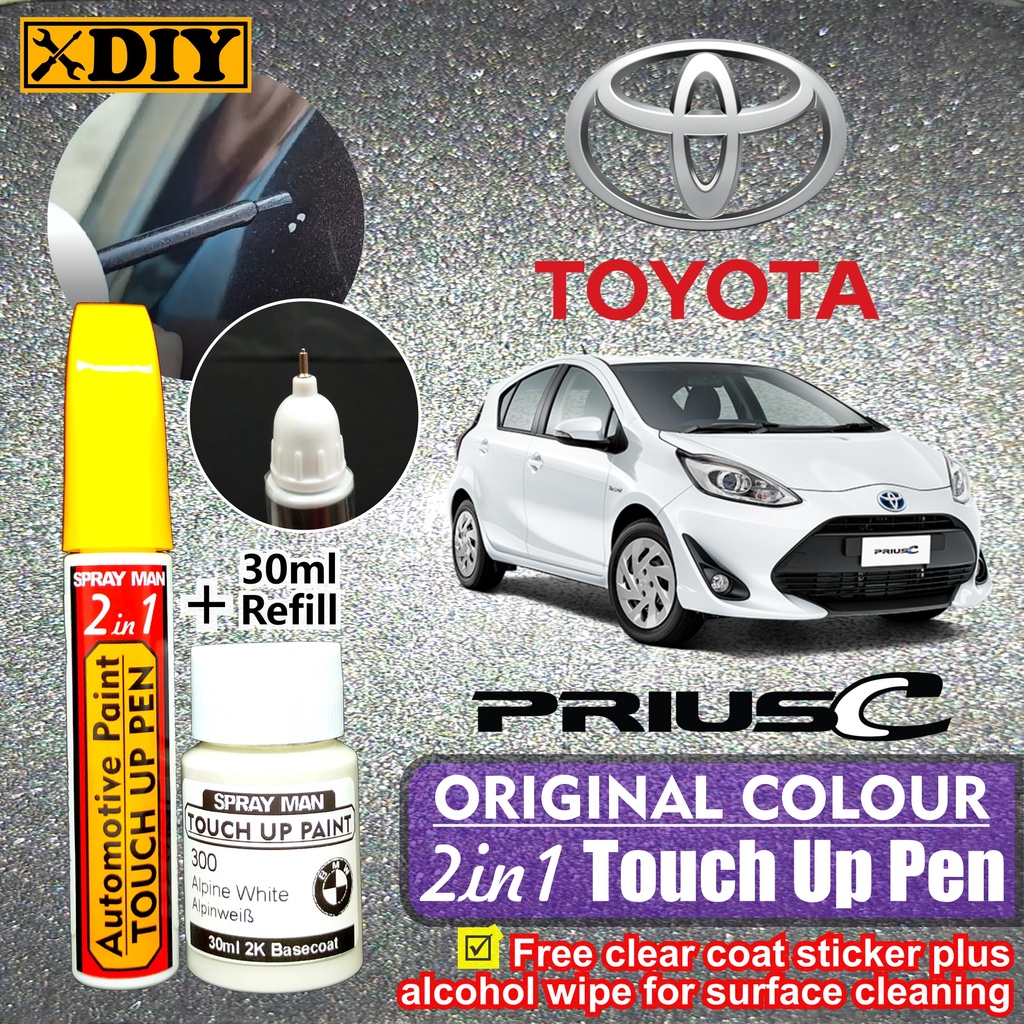 Toyota Prius C 2in1 Touch Up Pen Original Colour Automotive Paint ...