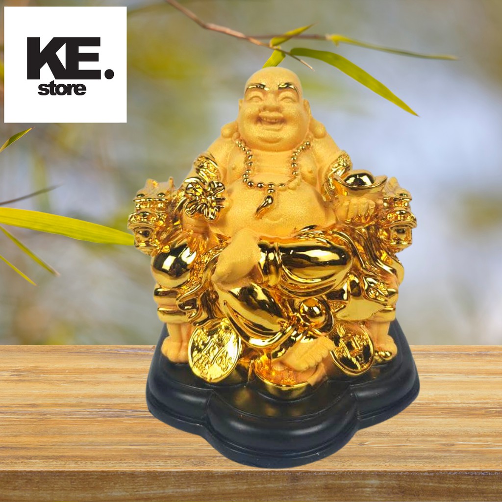 Feng Shui Laughing Buddha Statue /Decorative/Good Luck/ Health ...