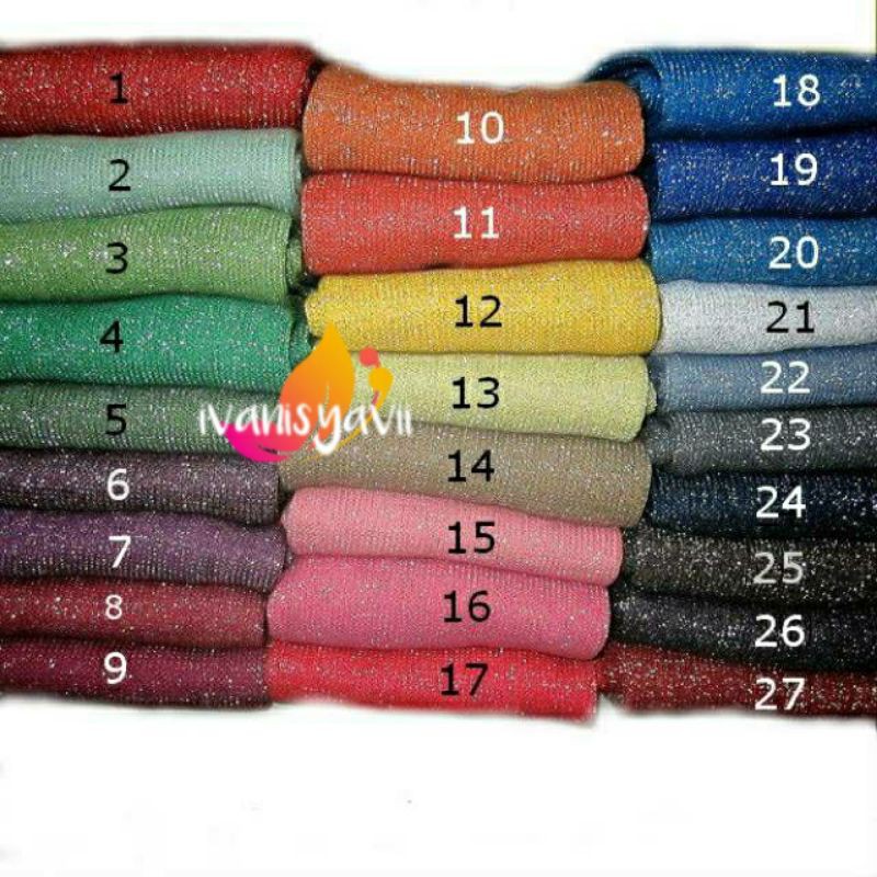 Bridal Hijab/ Knitted Hijab/ Glitter Hijab/ Knitted Pashmina | Shopee ...