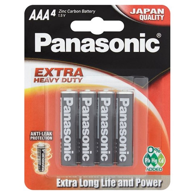 Panasonic Extra Heavy Duty AA/AAA/C/D size battery (2pcs/4pcs/6pcs ...