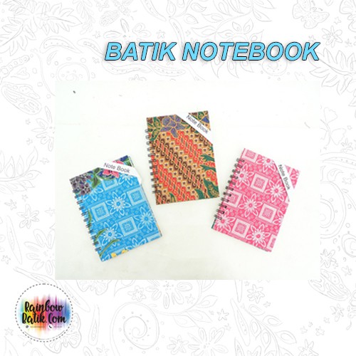 Ready Stock - Batik Diarybook / Notebook (Random color) | Shopee Malaysia