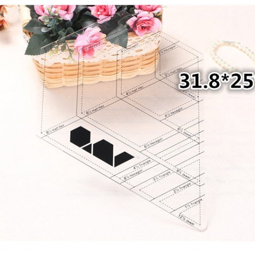 Diamond Shaped Ruler|Patchwork Ruler/Template | Shopee Malaysia
