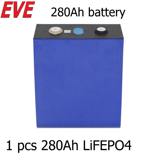 LiFePO4 3.2v 280Ah EVE LFP Rechargeable Lithium iron phosphate long life cycle battery for solar ...