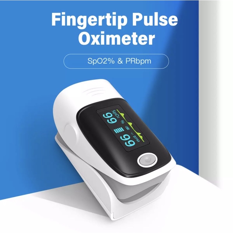 FINGER PULSE OXIMETER OXYGEN SATURATION MONITOR PULSE HEART RATE ...