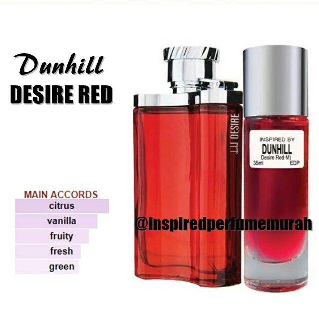 Dunhill Desire Red Inspired Perfume EDP | Shopee Malaysia