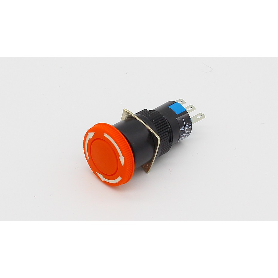 Emergency Push Button, Dia:16mm, SPDT, Red LA16Y-11ZS | Shopee Malaysia