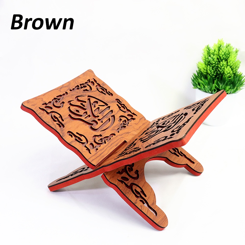VC Art Islamic Reading Wooden Rack Modern Design / Rehal Papan Kayu Al ...