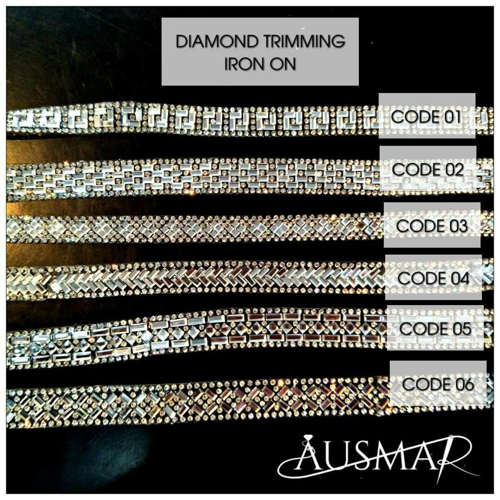 DIAMOND TRIMMING (METER) | Shopee Malaysia