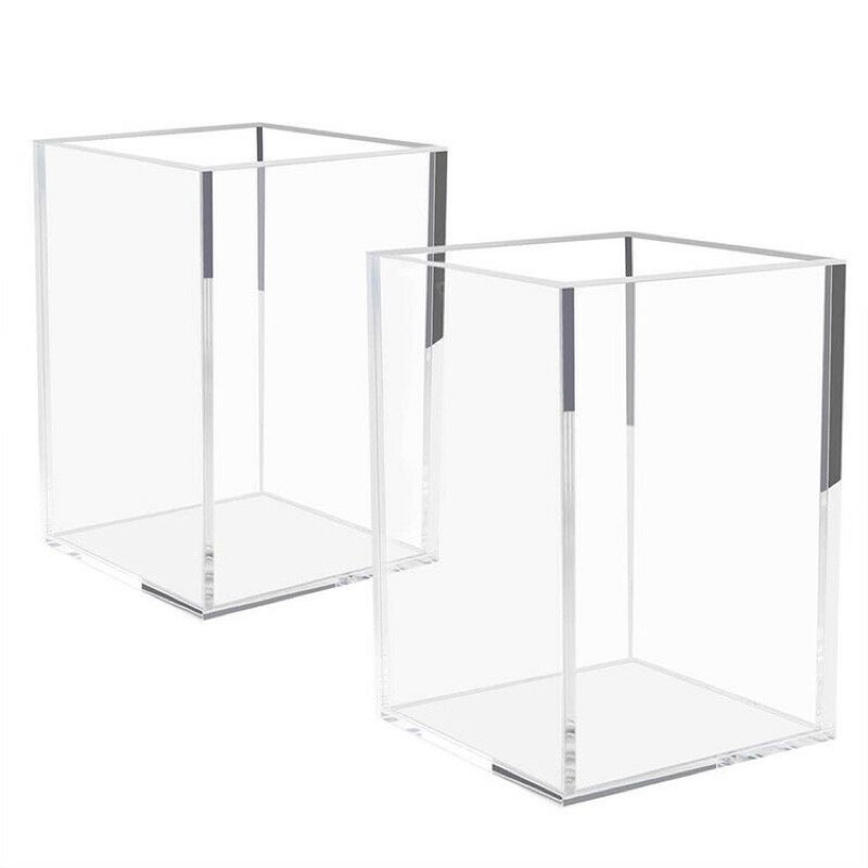 Acrylic Pencil Case Storage Box Pen Pencil Holder | Shopee Malaysia