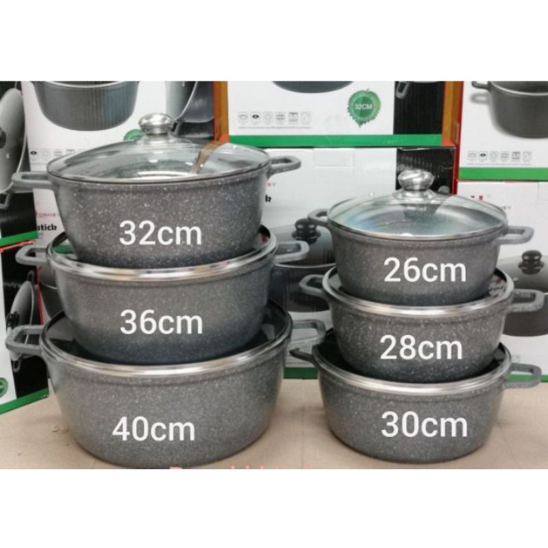 PERIUK RENDANG GRANITE CERAMIC COATING 🌸 | Shopee Malaysia