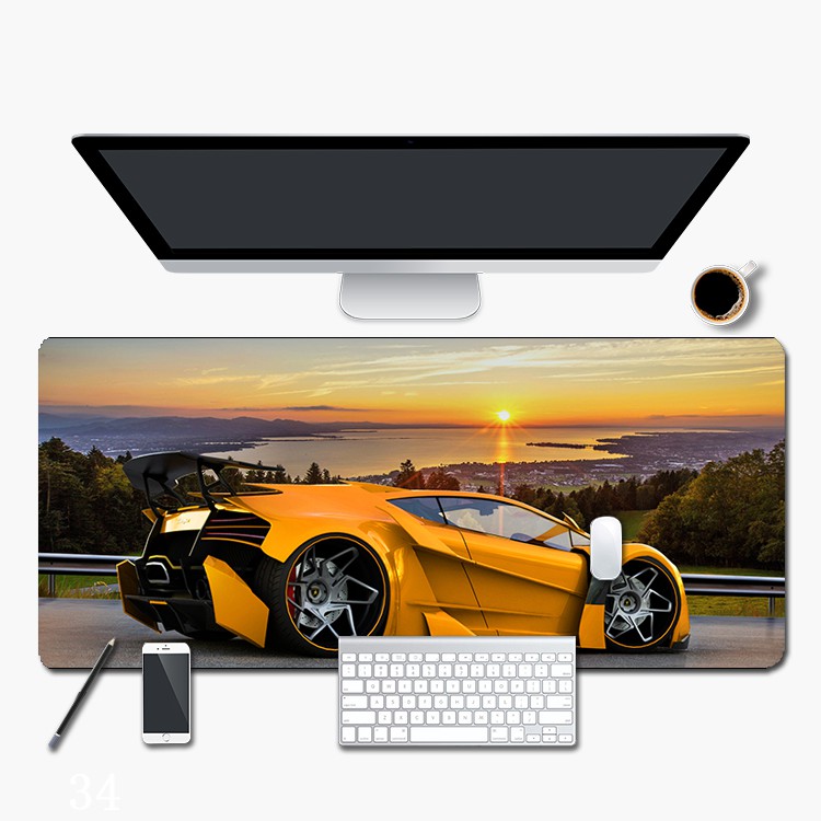 90x40cm Famous Car Tycoon Mouse Pad Aston Martin Lamborghini Ferrari ...