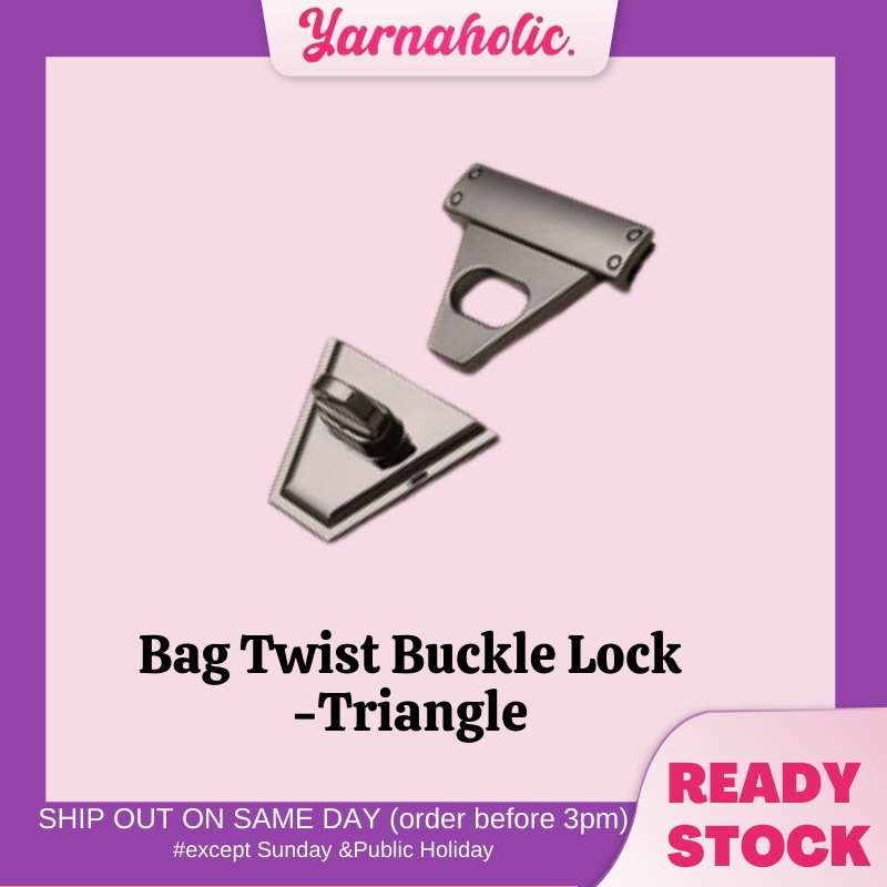 Bag Lock-Bag Twist Buckle Lock -Triangle / Beg Twist Buckle Lock -Segi ...