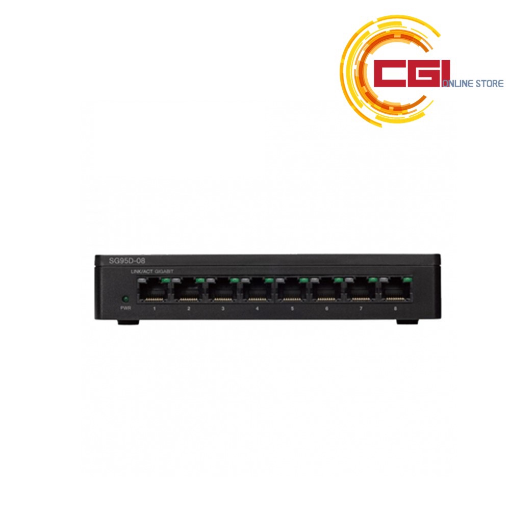 Cisco SG95D-08 8-Port Gigabit Desktop Unmanaged Switch SG95D-08-SG ...