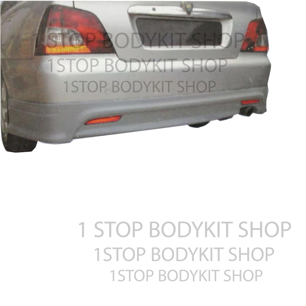 PROTON WAJA REAR SKIRT WITH REFLECTOR (SRS)FIBER(FIBERGLASS)SKIRT LIP ...