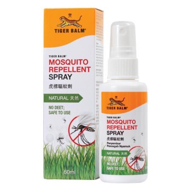 EXP 12/2025 60ML TIGER MOSQUITO REPELLENT SPRAY (NATURAL) ( NO DEET ...