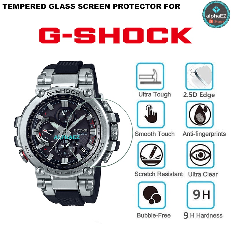Casio G-Shock MTG-B1000-1A Series 9H Watch Glass Screen Protector ...