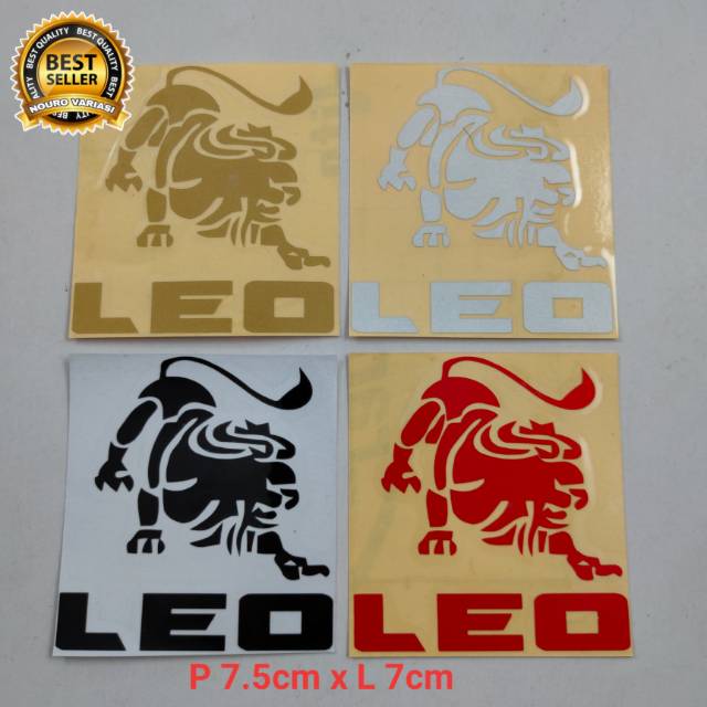 Best leo character star zodiac cutting stickers | Shopee Malaysia