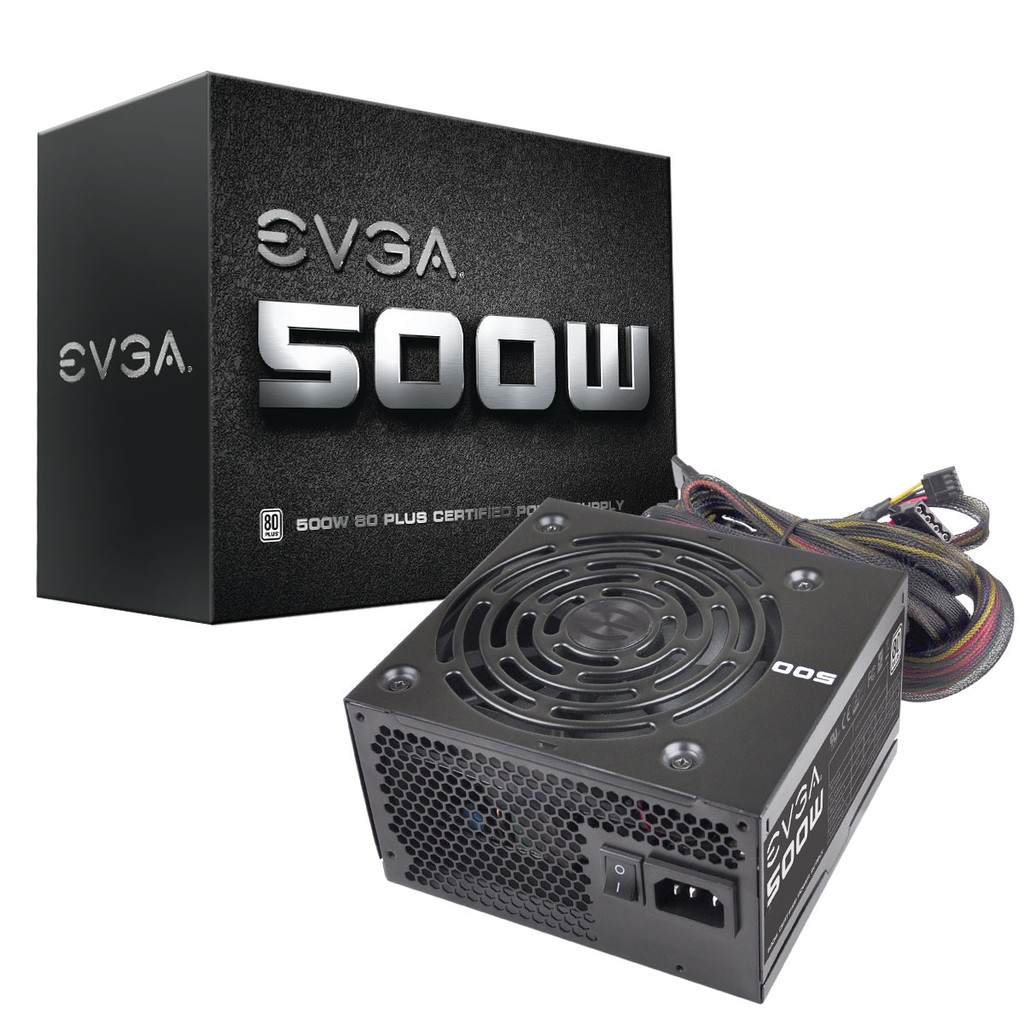 EVGA 500 W2 80+ WHITE NON MODULAR 500W POWER SUPPLY | Shopee Malaysia
