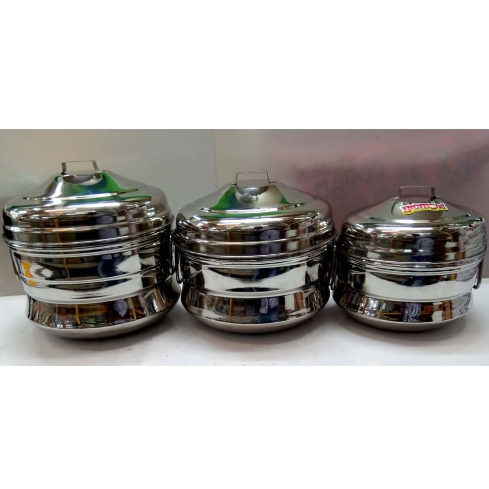 Diamond Stainless Steel Idly Panai or Maker - 9KULI / 12KULI / 18KULI ...