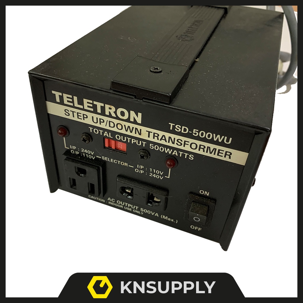 TSD-500WU STEP UP/DOWN TRANSFORMER [TELETRON] | Shopee Malaysia