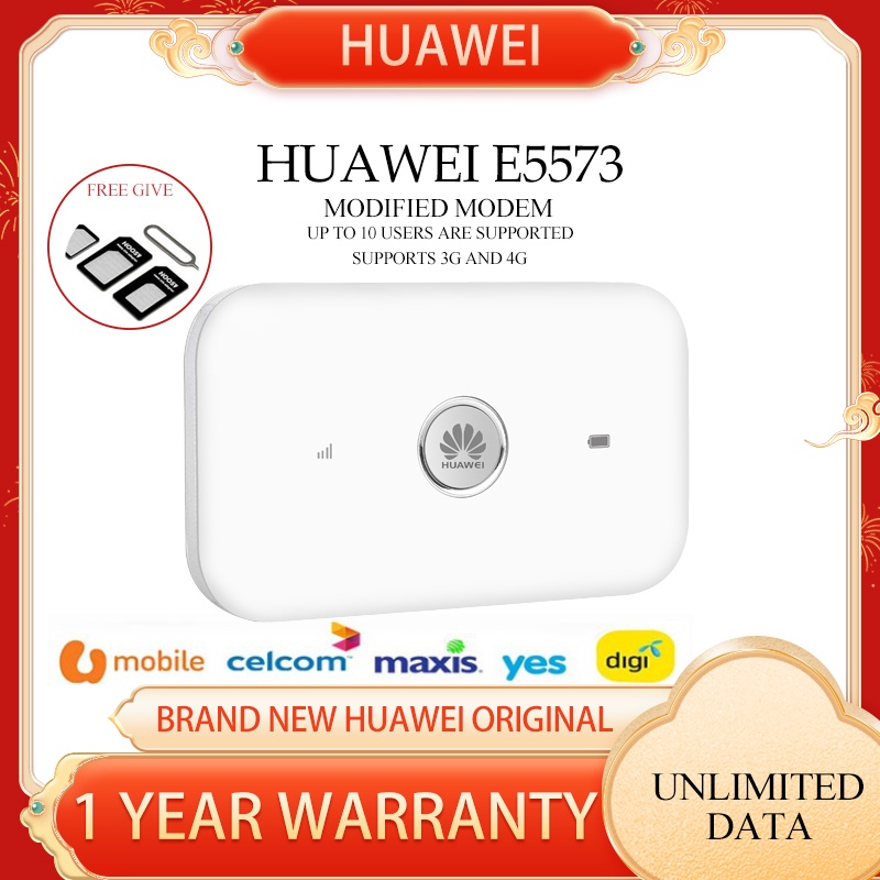 Huawei Modified Modem E5573 Wifi Sim Card Modem 3G 4G Portable Routers ...
